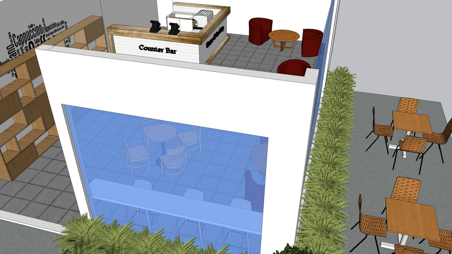 coffee counter | 3D Warehouse