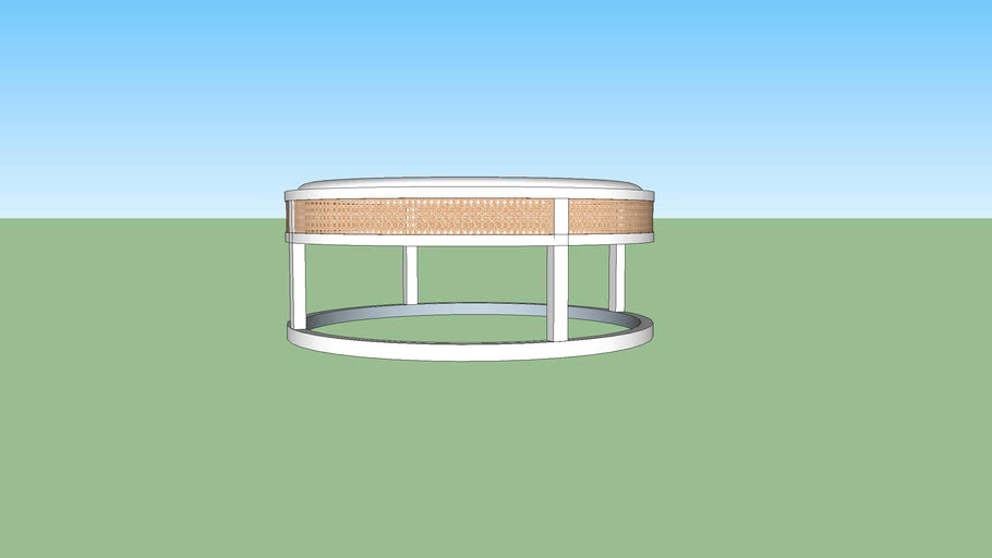 LINDSAY ROUND OTTOMAN | 3D Warehouse