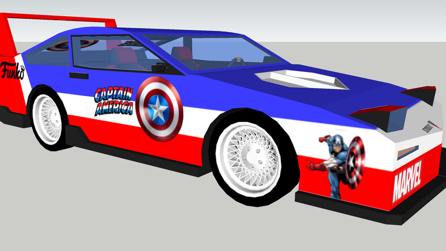 Marvel Captain America Car Modified | 3D Warehouse