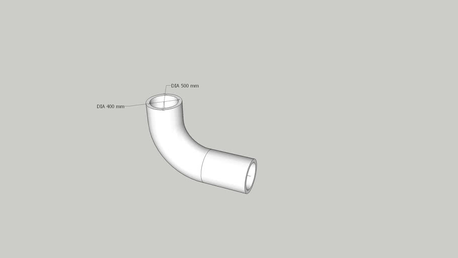 Elbow Pipe | 3D Warehouse