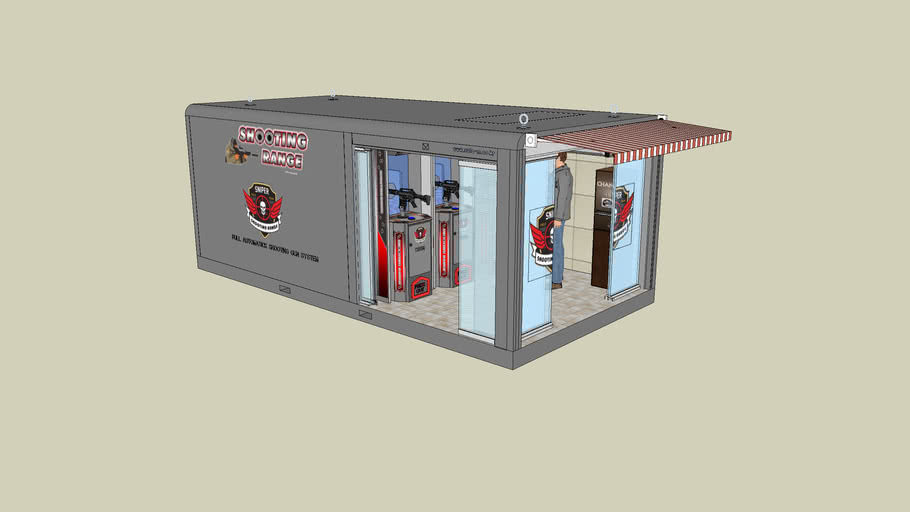 shooting range booth | 3D Warehouse