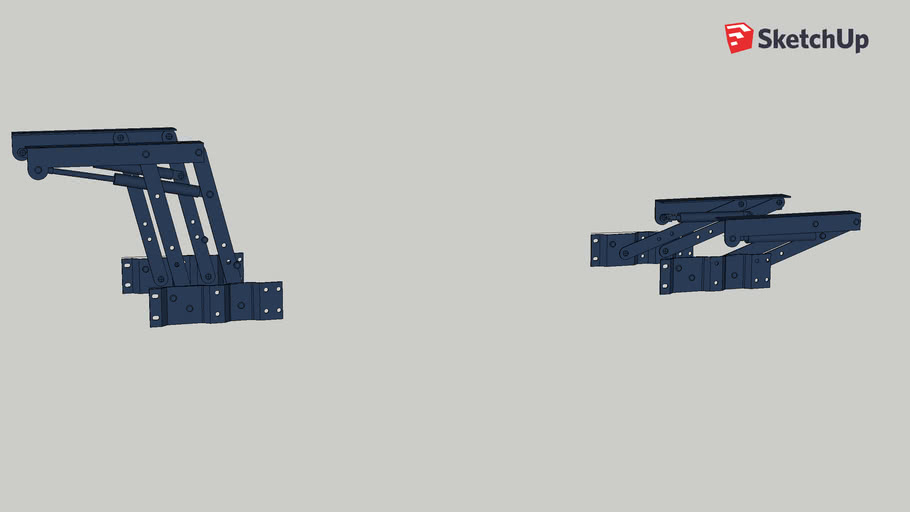 Table top lift mechanism | 3D Warehouse