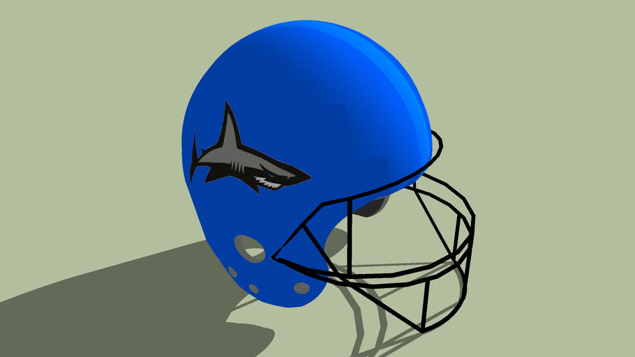 Třinec Sharks football helmet | 3D Warehouse