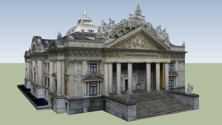 The Brussels Bourse | 3D Warehouse