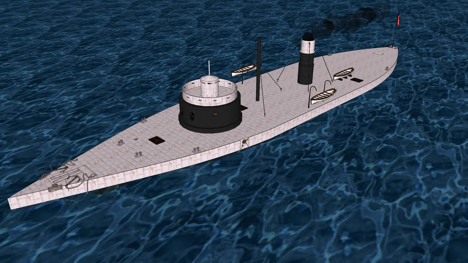 USS Tecumseh | 3D Warehouse