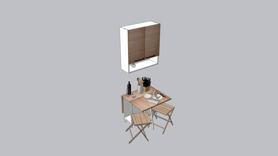 dining+table+folding | 3D Warehouse