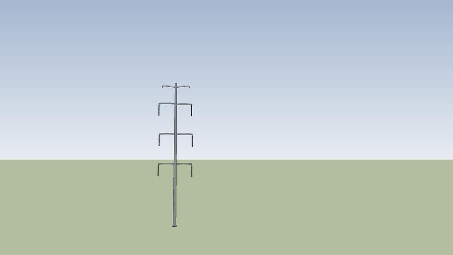 Steel Utility Tower | 3D Warehouse
