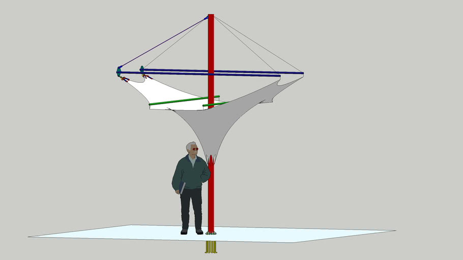 INVERTED CONE TENSEGRITY | 3D Warehouse