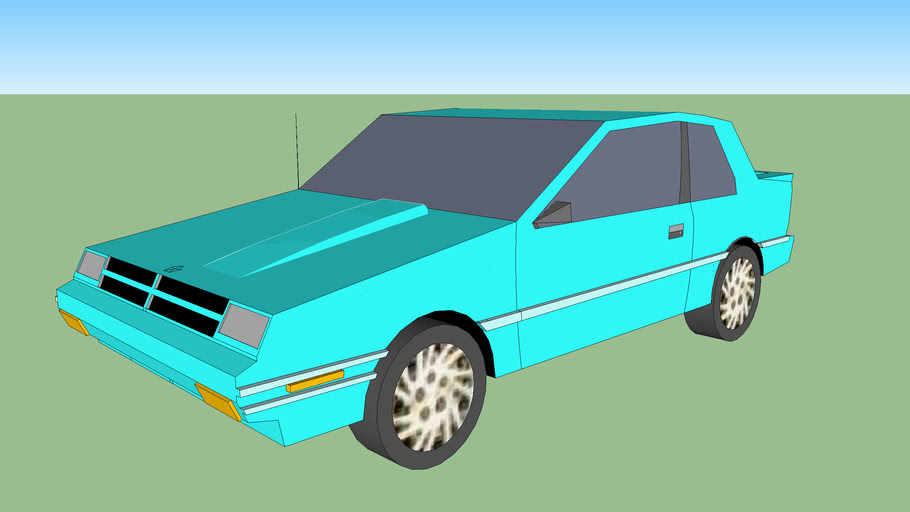 1994 Dodge Shadow Es Teal | 3D Warehouse