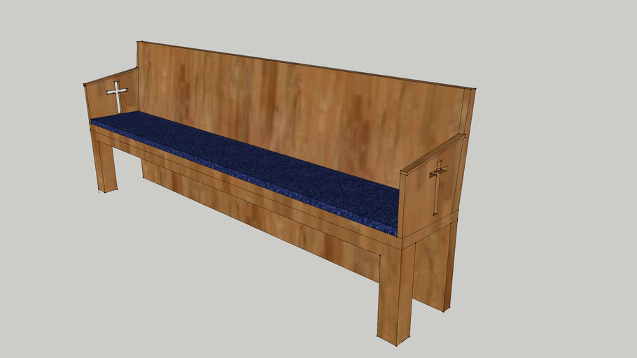 Church Pew | 3D Warehouse