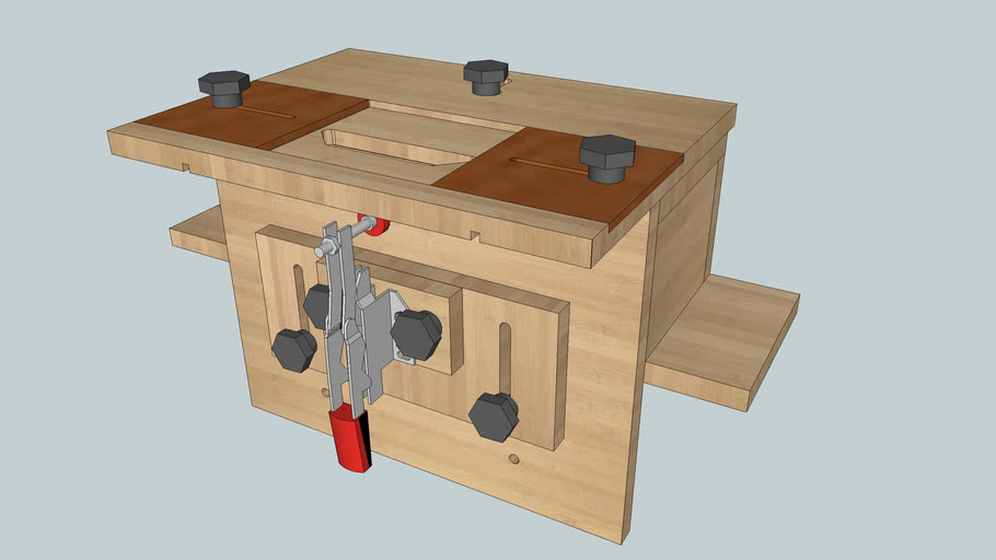 Mortise router jig | 3D Warehouse
