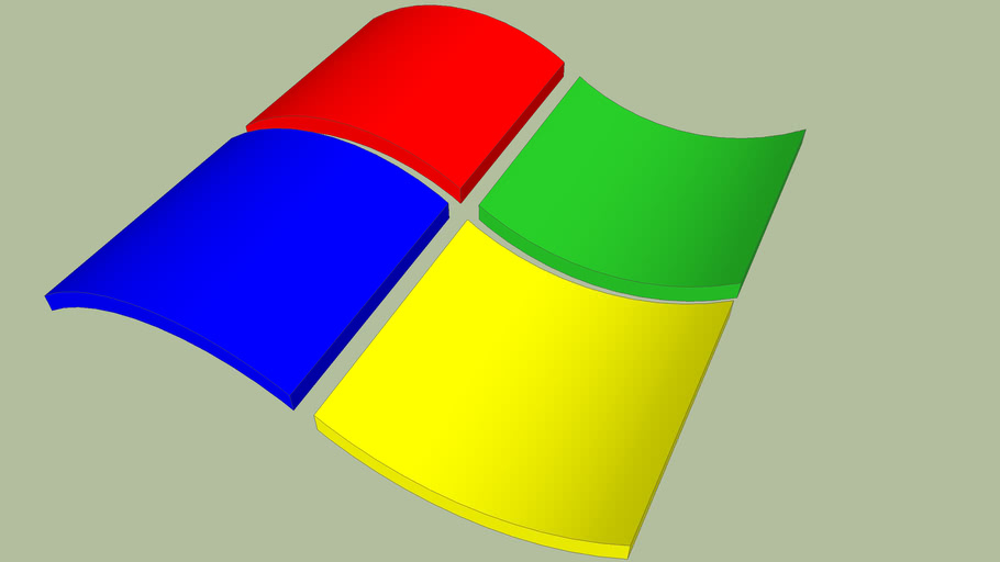 Logo Windows en 3D | 3D Warehouse