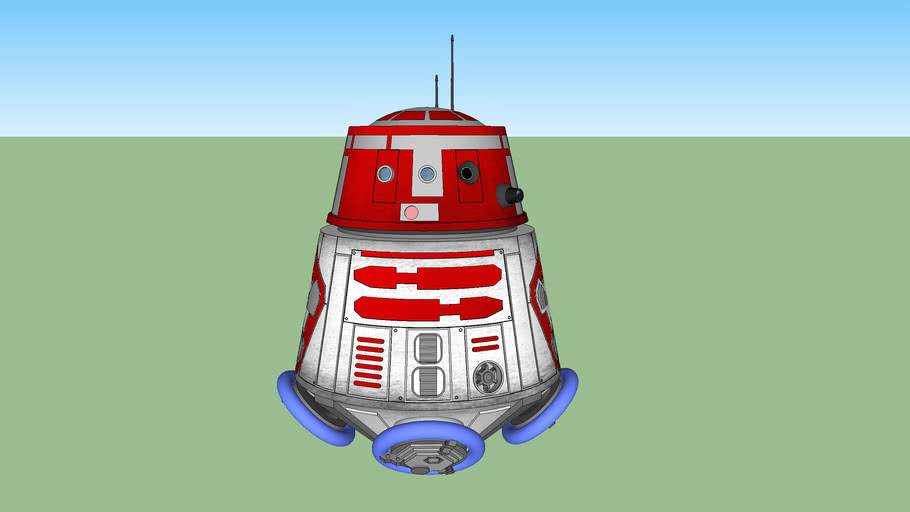 Star Wars Astromech Droid: R3-G1E | 3D Warehouse
