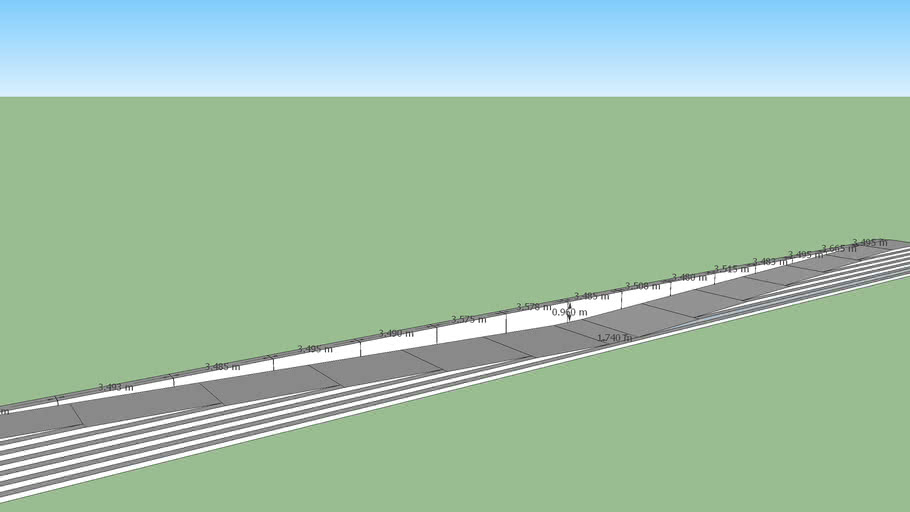 mur en L | 3D Warehouse