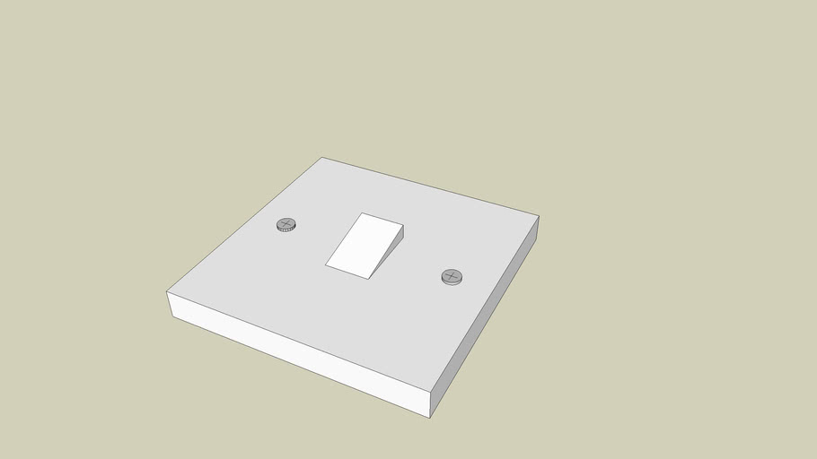 light switch | 3D Warehouse