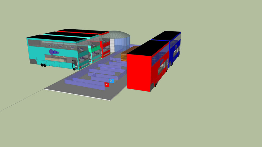 Bus station | 3D Warehouse