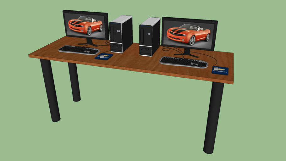 Computer Station | 3D Warehouse