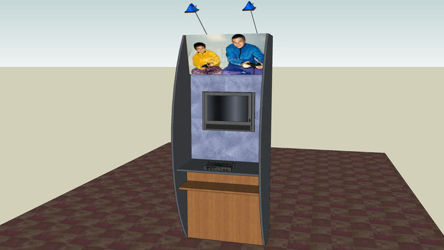 Interactive Video Game Display | 3D Warehouse