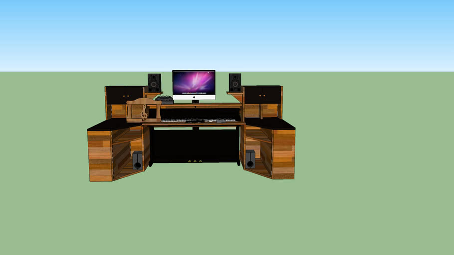Ben's New DIY Composing Desk Project | 3D Warehouse