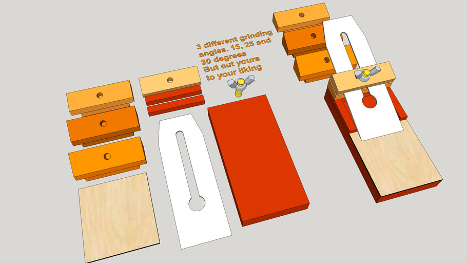 Plane Blade Sharpening Jig | 3D Warehouse