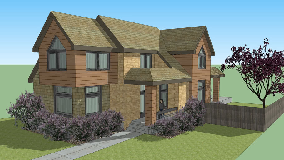 Contemporary Cottage House -2 | 3D Warehouse