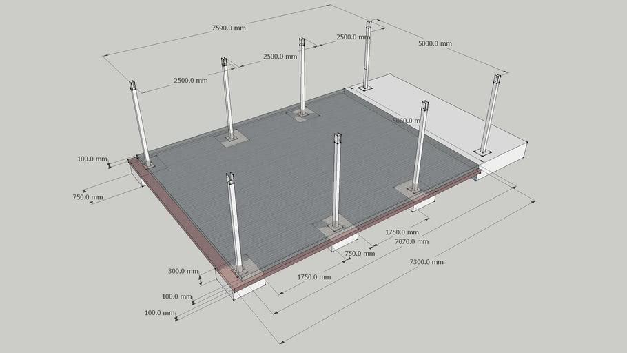 ODC FOOTINGS | 3D Warehouse