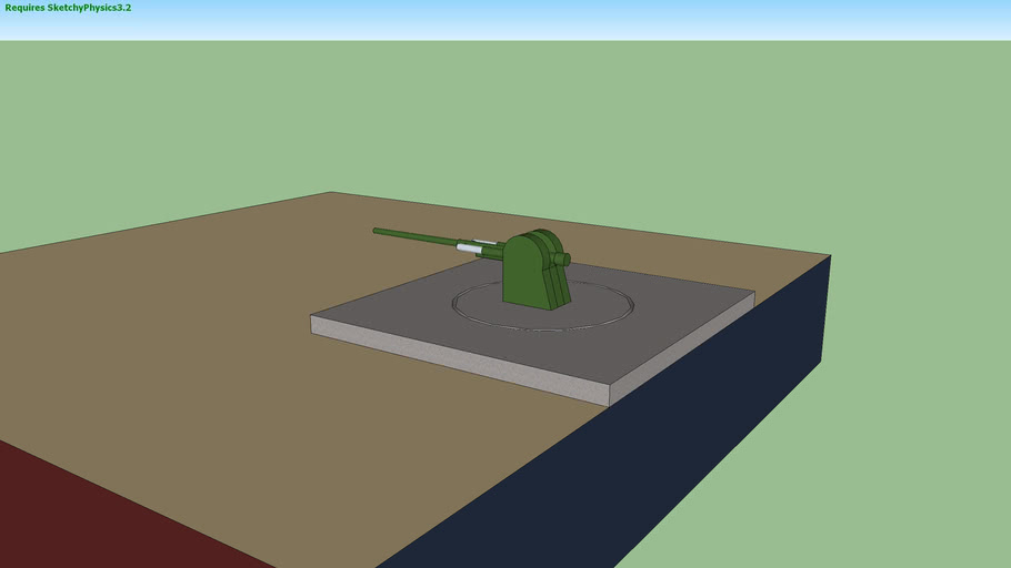 SketchyPhysics Working Artillery Mk II | 3D Warehouse