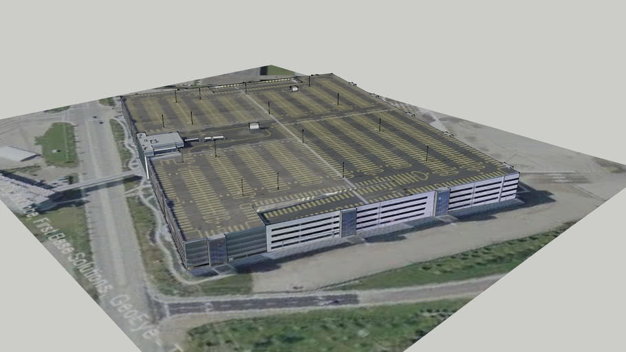 Toronto Pearson International Airport Viscount Parking Garage | 3D ...
