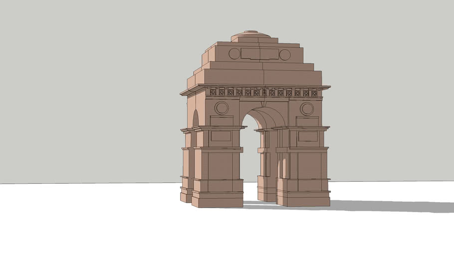 India gate(India) | 3D Warehouse