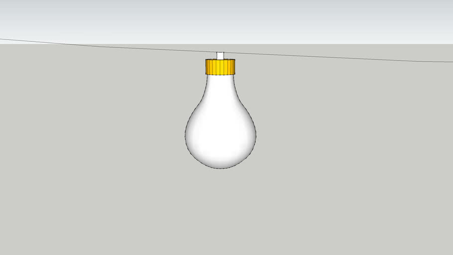 gold string lights | 3D Warehouse