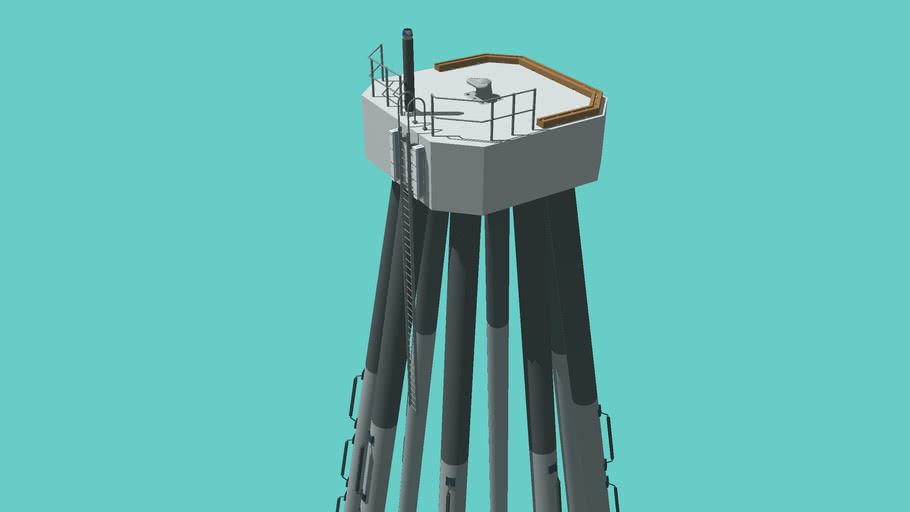 Mooring Dolphin_complete accessories | 3D Warehouse