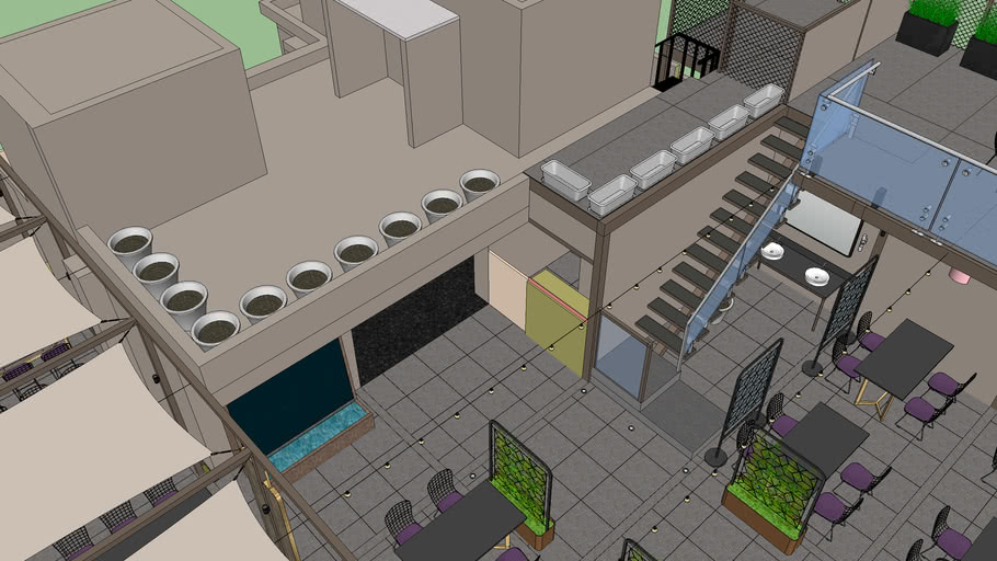 BUFFET ROOFTOP | 3D Warehouse