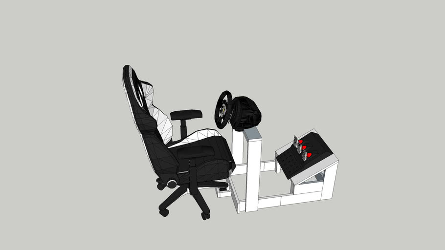 DIY Sim Racing Rig | 3D Warehouse