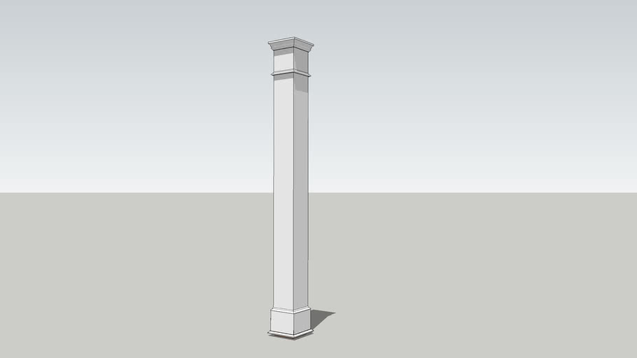 Square Column | 3D Warehouse
