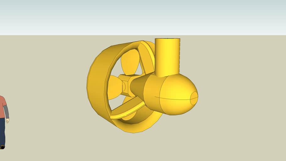 Marine azimuth propeller | 3D Warehouse