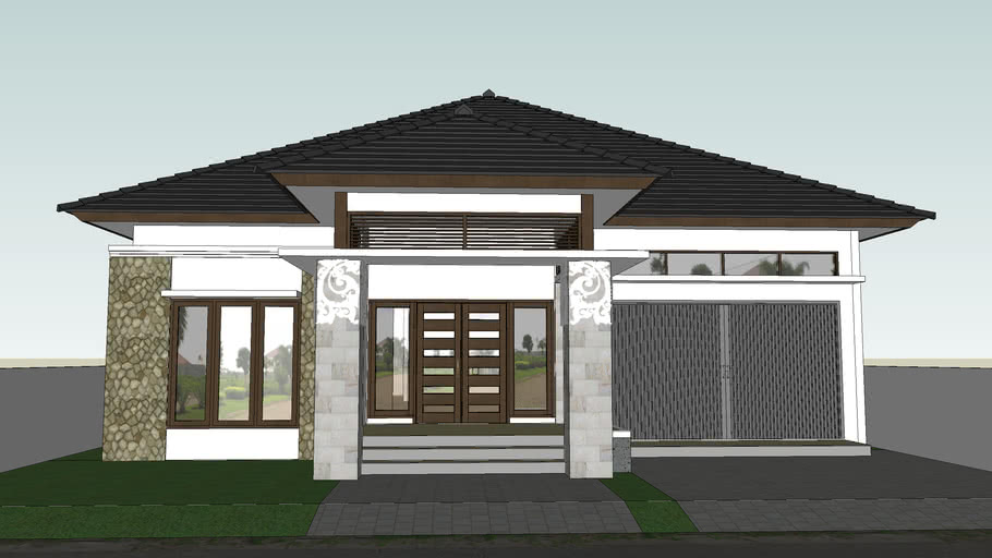 rumah bali | 3D Warehouse