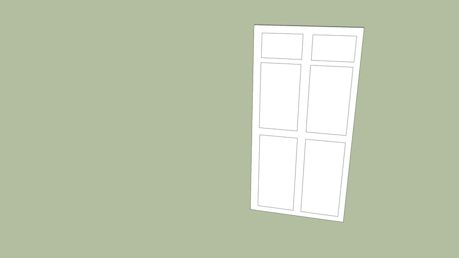 6 Panel Door | 3D Warehouse