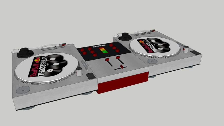 DJ SET TURNTABLE | 3D Warehouse