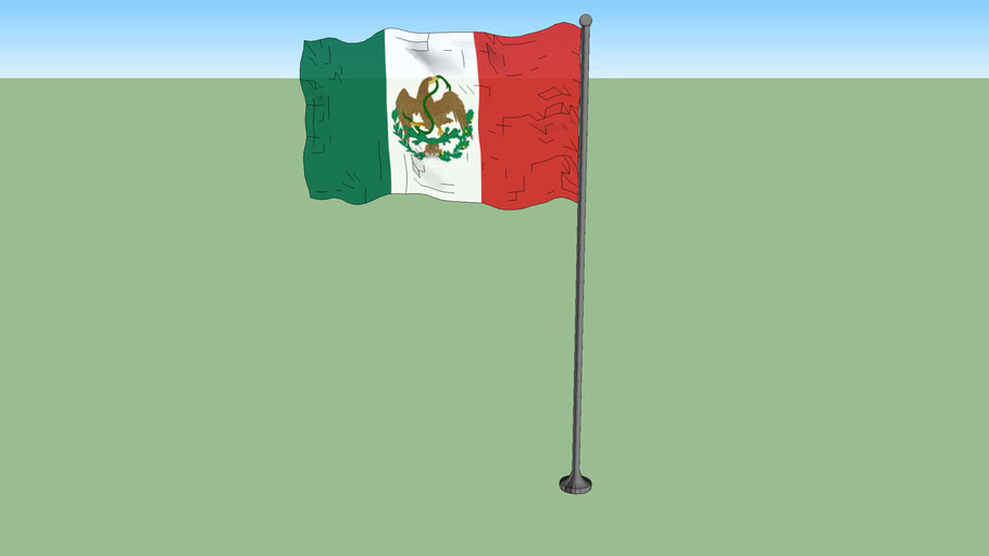 Flag of the Mexican Republic (1823-1864, 1867-1893) | 3D Warehouse