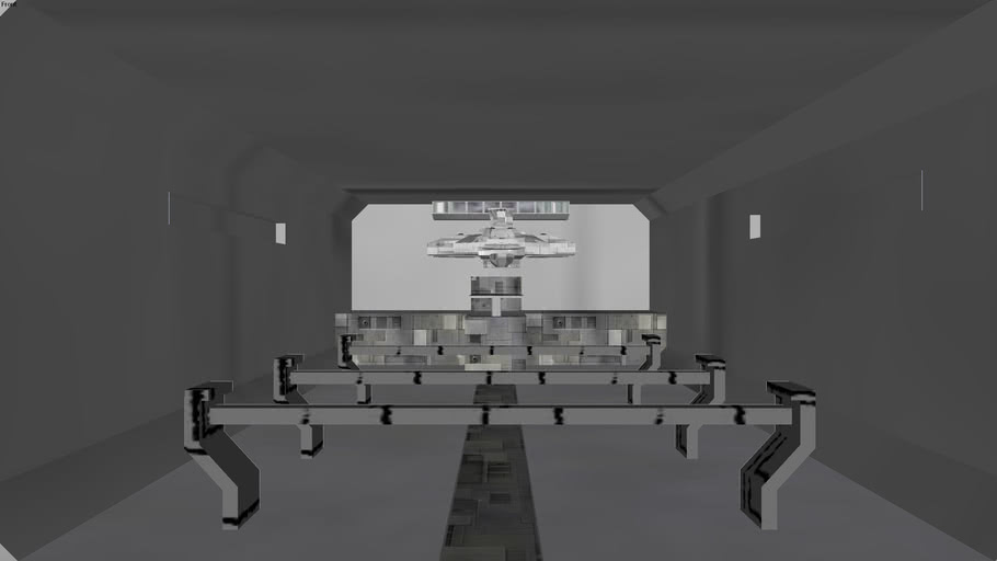 UNSC cruiser hangar | 3D Warehouse