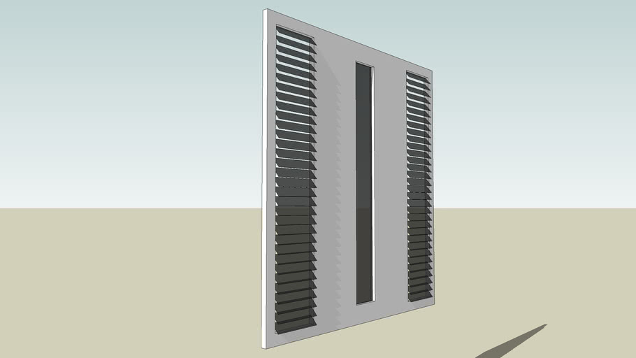 Square Windows-open | 3D Warehouse