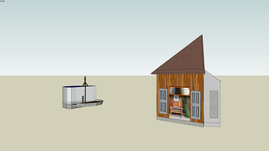 Fish hatchery building & rearing pond | 3D Warehouse