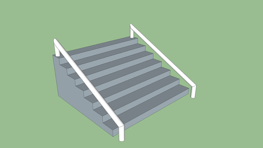 Stairs (2 Ramps) | 3D Warehouse