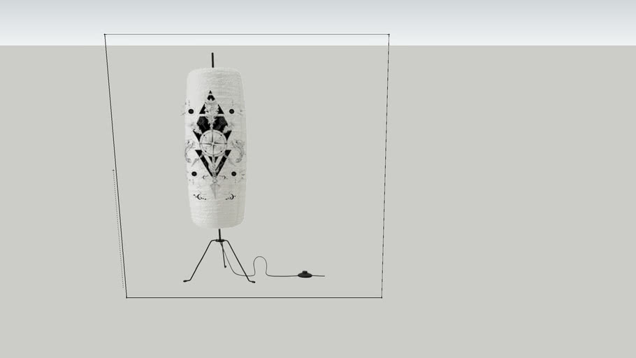 PAPER BOHO FLOOR LAMP | 3D Warehouse