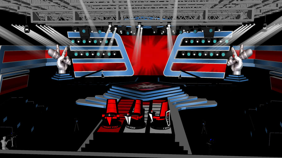 The Voice Indonesia Kids Stage | 3D Warehouse