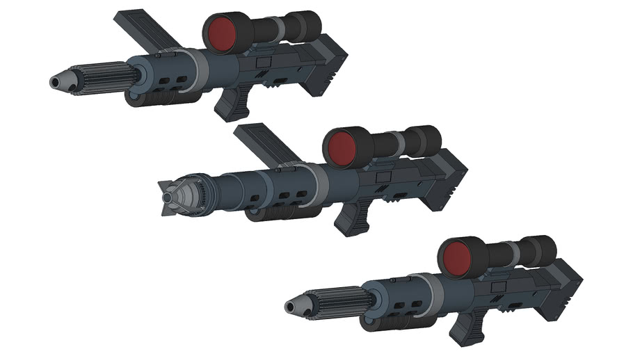 Blastech RCC-Series Blaster Rifles | 3D Warehouse