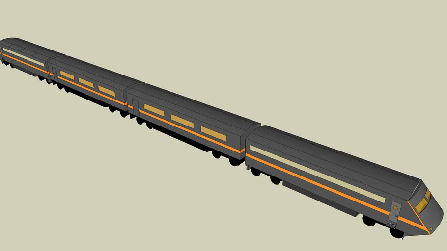 passenger train | 3D Warehouse
