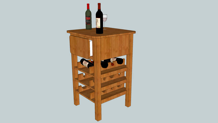 Wine Rack | 3D Warehouse