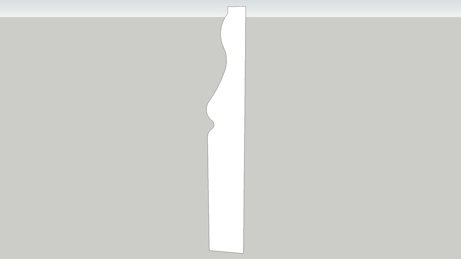 Kestelle Ogee Skirting | 3D Warehouse