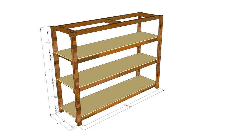 Wood Rack | 3D Warehouse